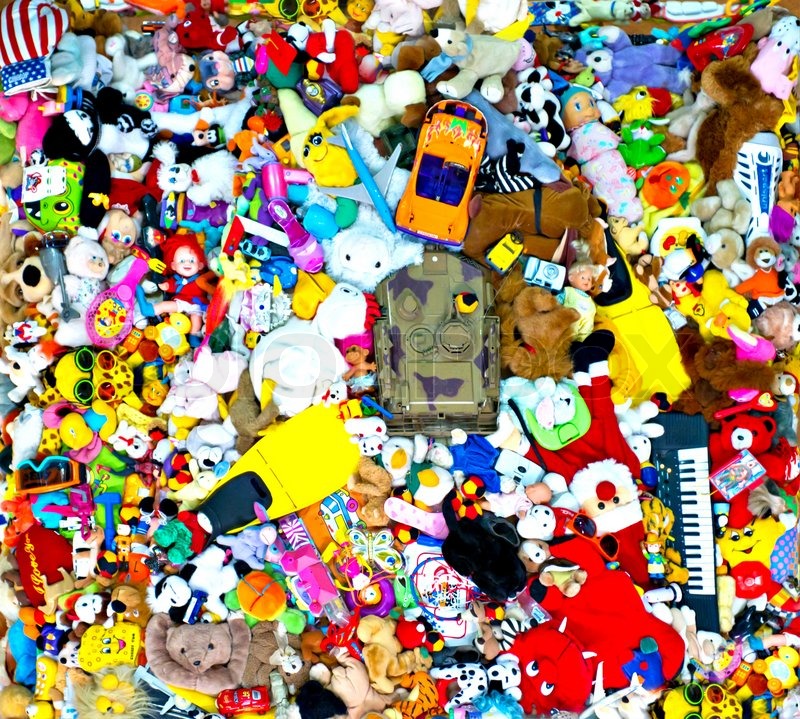 Background of multi color toys. variety ... | Stock image | Colourbox