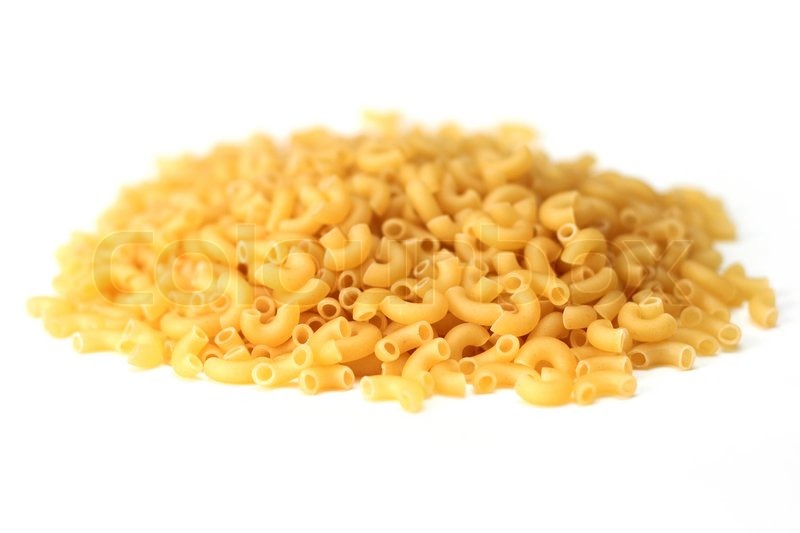 A lot of pasta on a white background | Stock image | Colourbox