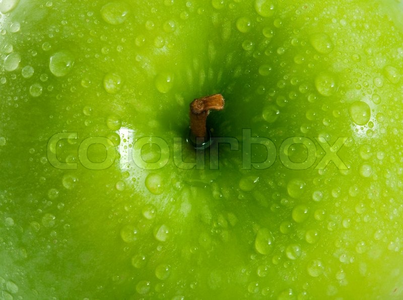 Apple Water Droplet Background