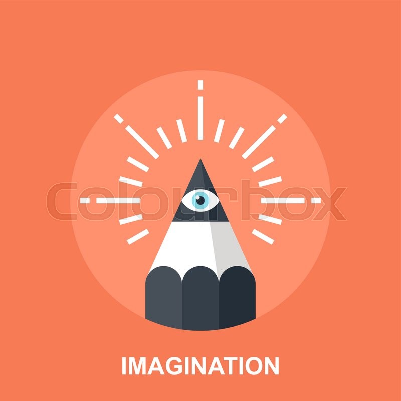 Vector illustration of imagination ... | Stock vector | Colourbox