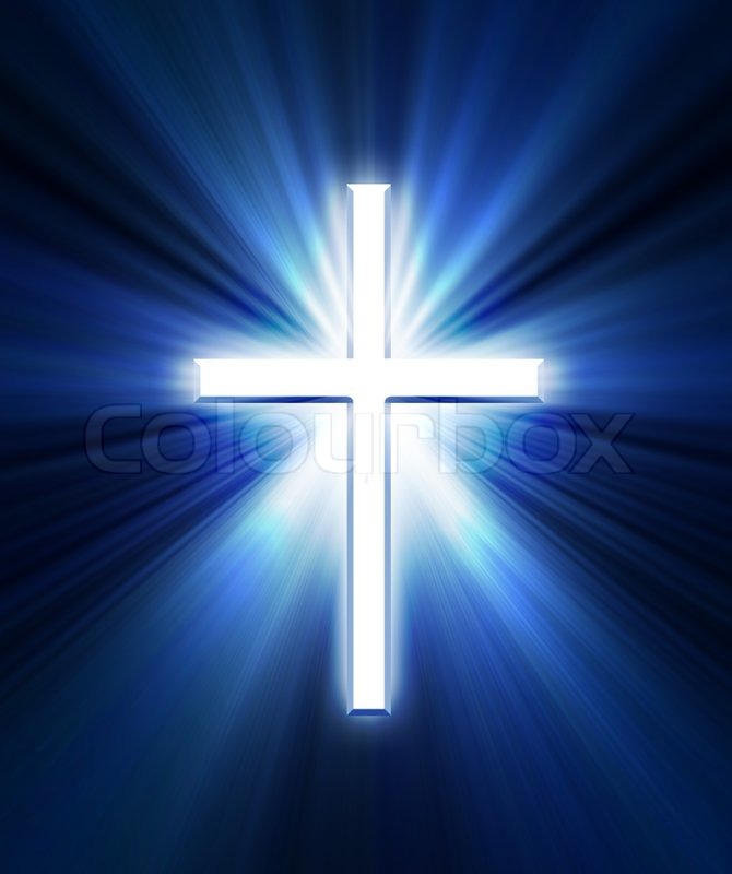 Light Rays Cross Header