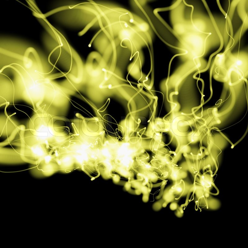 Gul sløret bølget baggrund | Stock foto | Colourbox