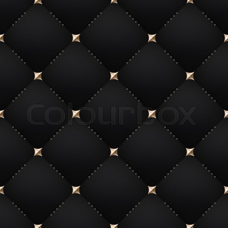 Seamless luxury dark black pattern and ... | Stock vector | Colourbox