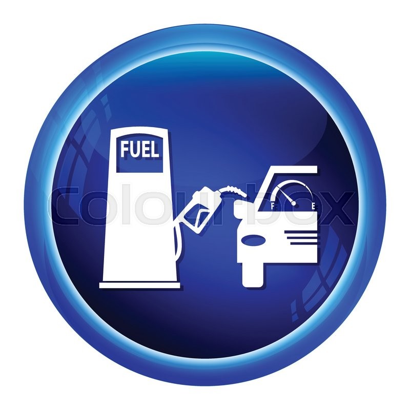 Fuel pump symbol, icon illustration | Stock vector | Colourbox