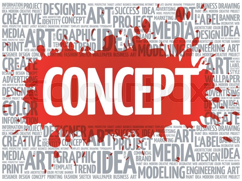 CONCEPT word cloud, creative business ... | Stock vector | Colourbox