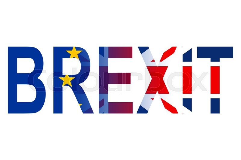 Brexit Word Represents Britain Eu Union ... | Stock image | Colourbox