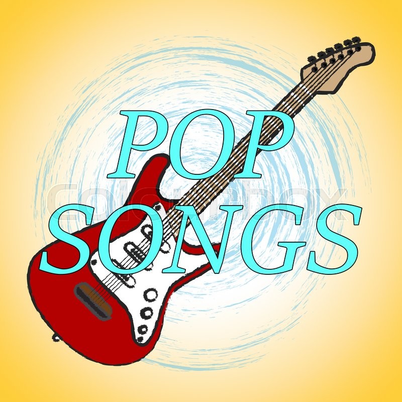 Pop Songs Represents Popular Music And ... | Stock image | Colourbox