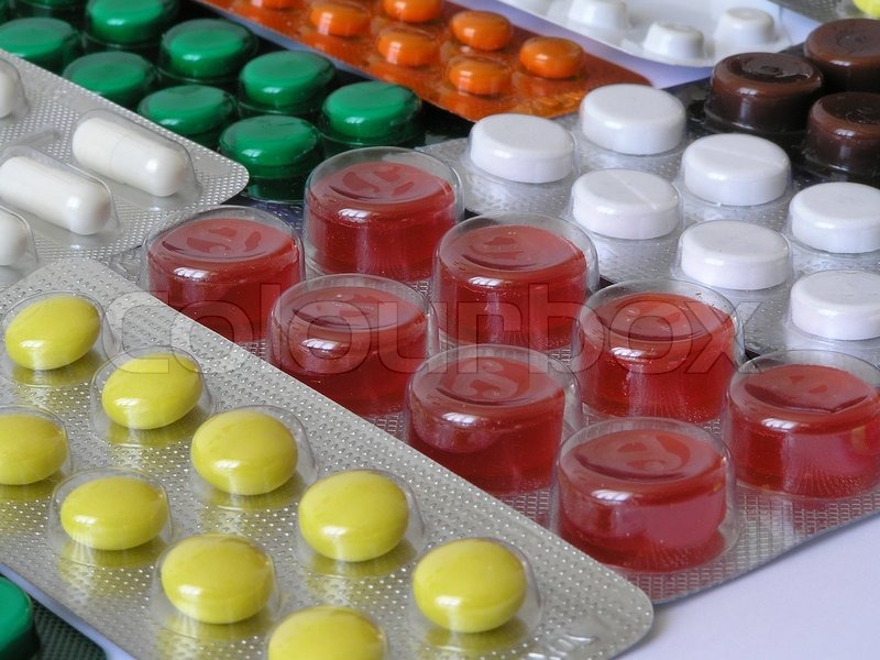 Auf einem Foto einer Tablette, in bunten ... | Stock Bild | Colourbox