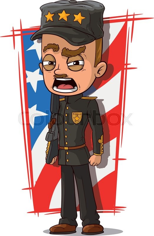 Army General Hat Cartoon