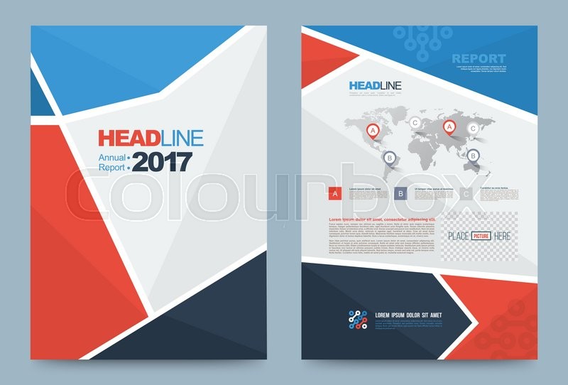 Vector cover design template simply ... | Stock vector | Colourbox