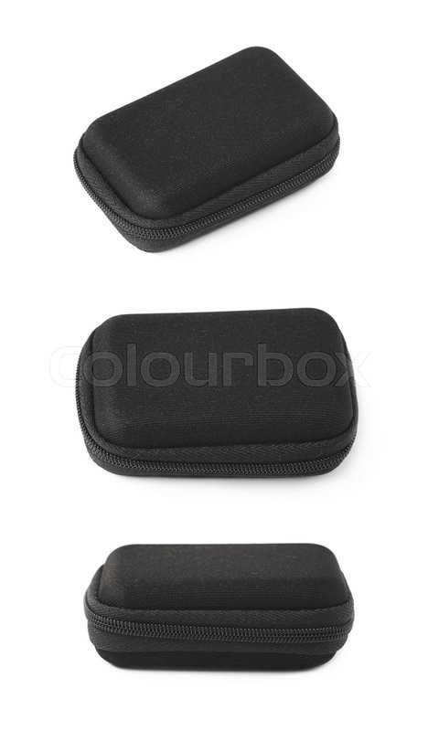 Black small rectangular protection case ... | Stock image | Colourbox