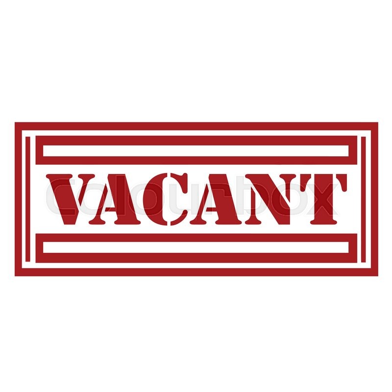 Red stamp with text Vacant,vector ... | Stock vector | Colourbox