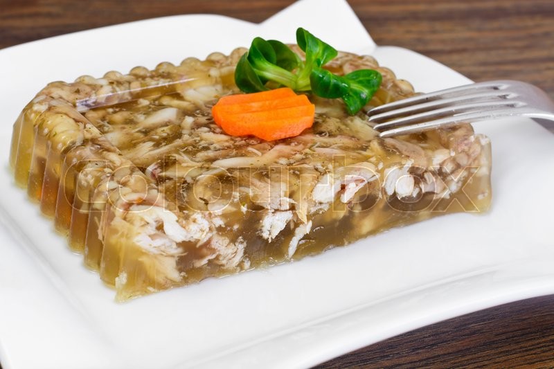 Chicken Aspic, Cold Appetizer Studio ... | Stock image | Colourbox