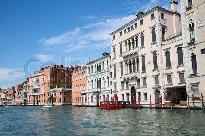 Streets of the ancient city Venice, ... | Stock image | Colourbox
