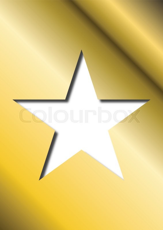 Gold star background | Stock vector | Colourbox