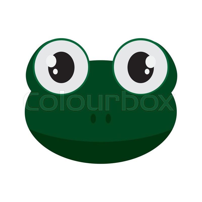 Cartoon Frog Face