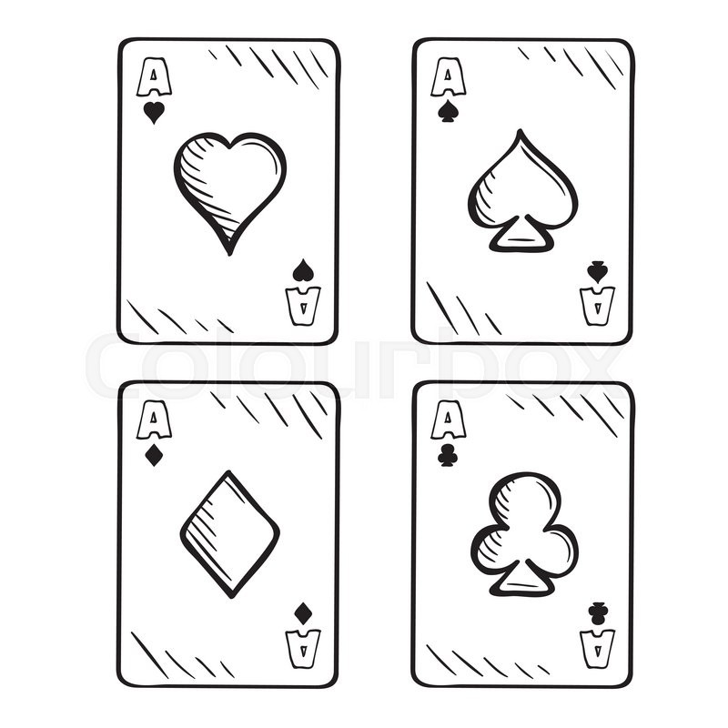 Playing Card Drawings