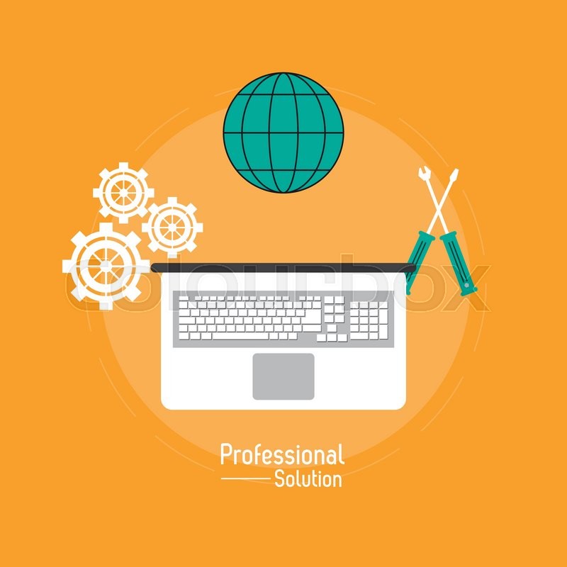 Professional solution concept ... | Stock vector | Colourbox