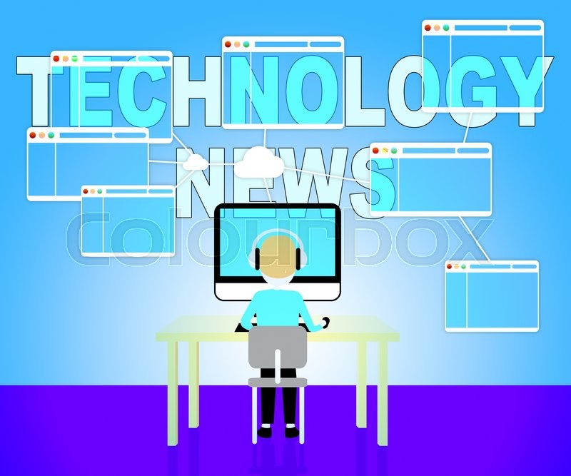 Technology News Shows Newspaper ... | Stock image | Colourbox
