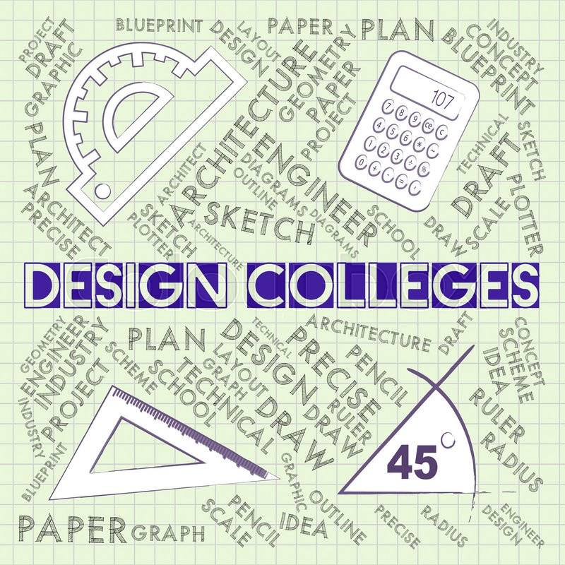 Design Colleges Representing Designs ... | Stock image | Colourbox
