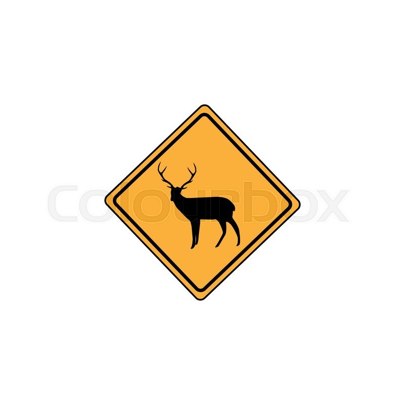 Deer Xing Sign