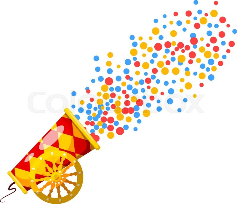 Vintage Cannon. Cartoon style. Image ... | Stock vector | Colourbox
