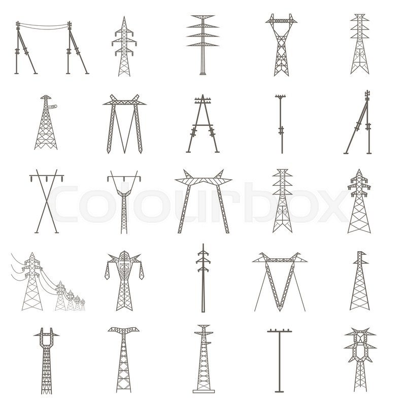 Electricity Pylons Icon