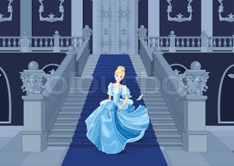 Aschenputtel, stil, festsaal | Vektorgrafik | Colourbox