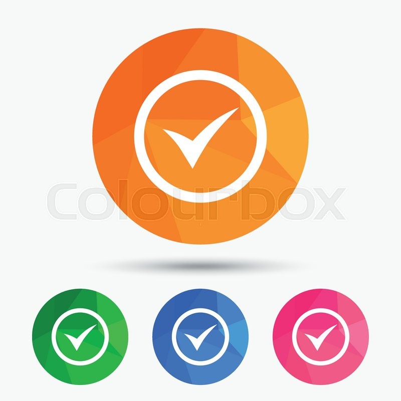 Orange Tick Mark
