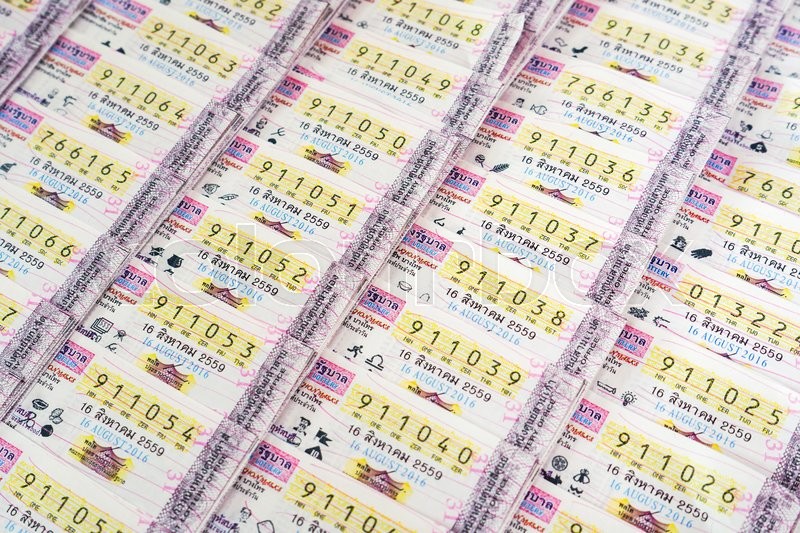 Thailand lottery ticket for sell in ... | Stock image | Colourbox