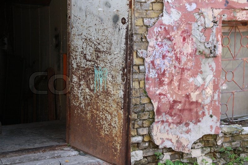 The texture of the old house | Stock Photo | Colourbox