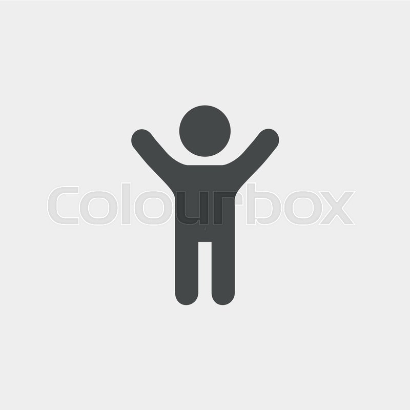 Child icon. Happy young boy symbol. ... | Stock vector | Colourbox