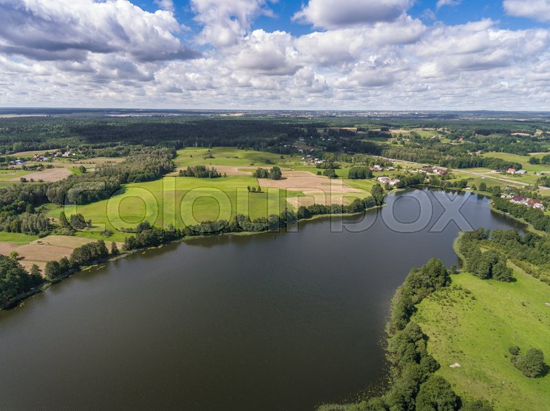 Lake Wigry National Park. ... | Stock image | Colourbox
