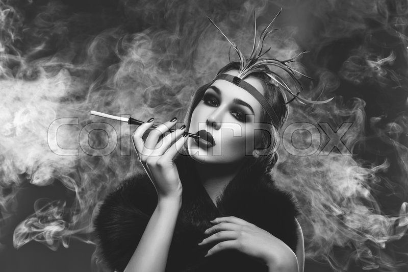 Lips Smoking Photography