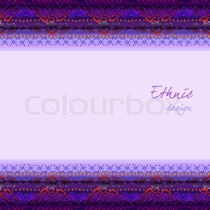 Purple Tribal Pattern