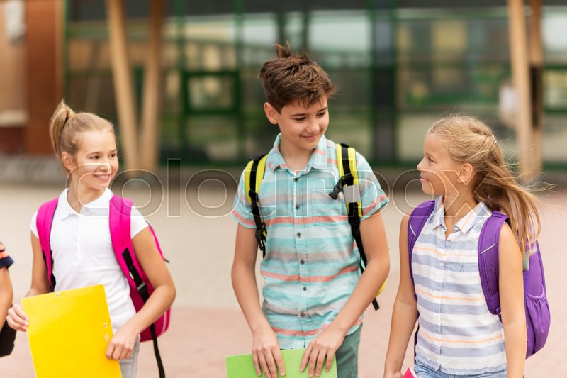 Excited Elementary Student