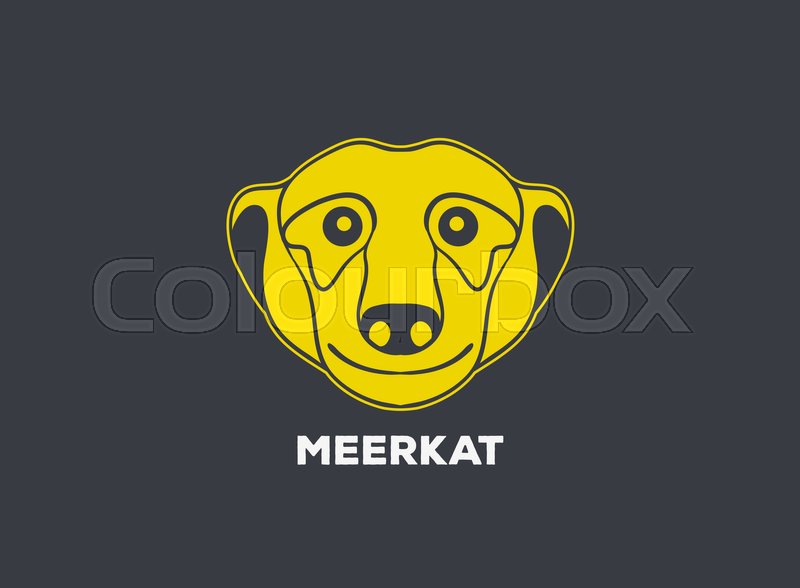 Meerkat logo vector icon design | Stock vector | Colourbox