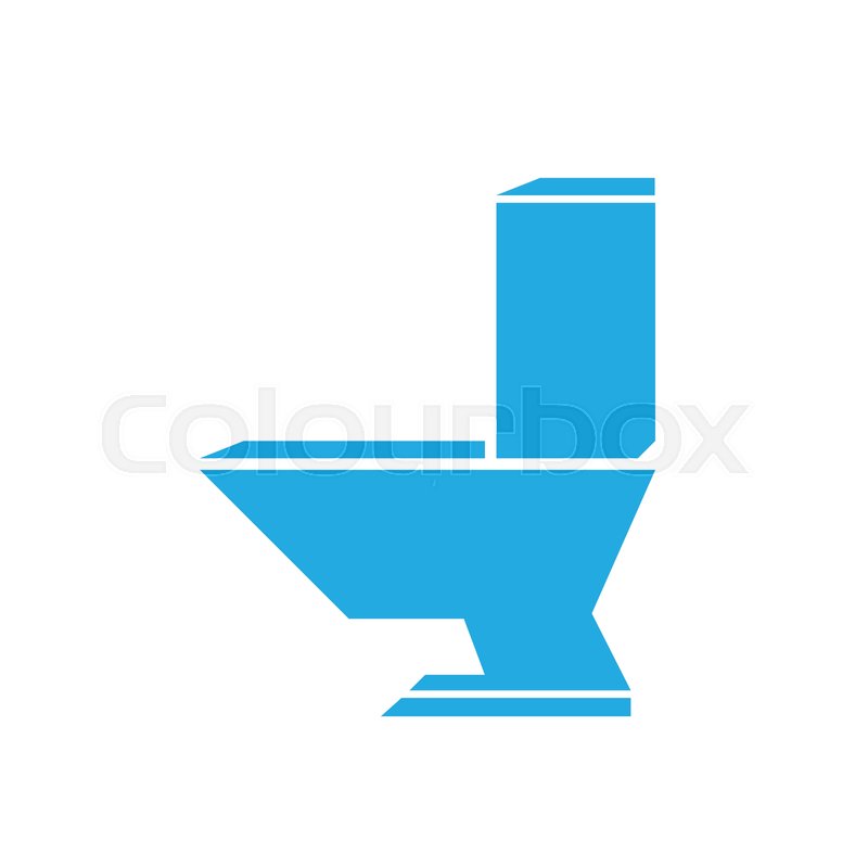 Vector Toilet symbol. toilet sign. ... | Stock vector | Colourbox