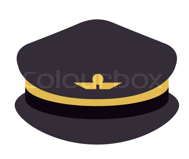 Pilot Hat Vector