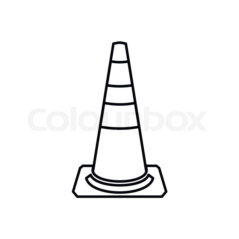Safety Cone Outline