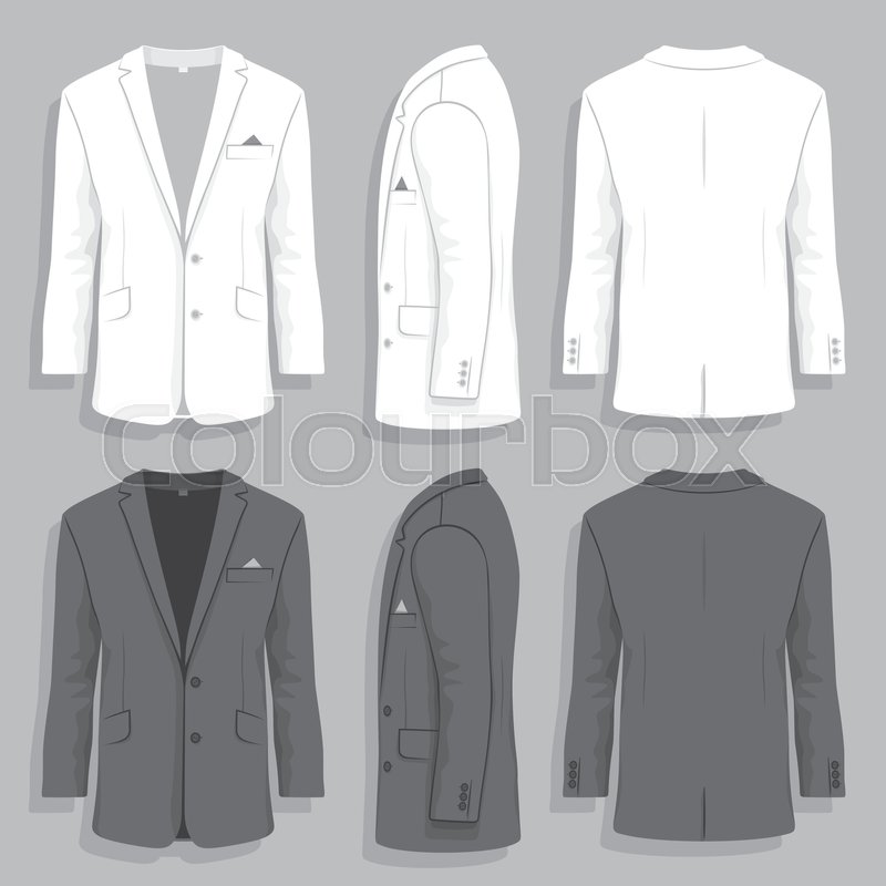 Vector illustration. men's suit design ... | Stock vector | Colourbox
