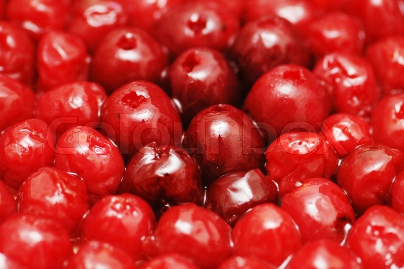 Red bright berries to be used as ... | Stock Photo | Colourbox