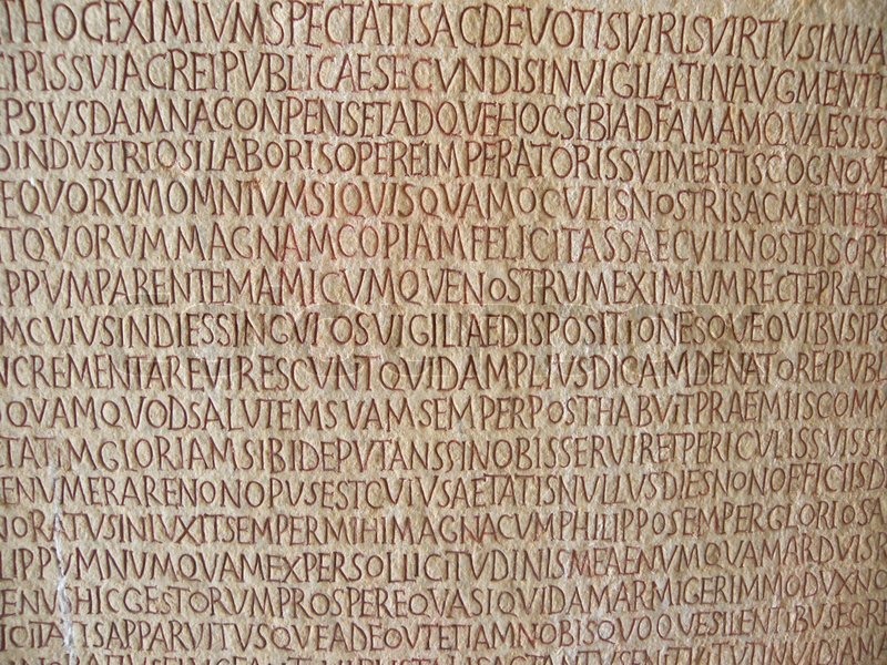 Ancient text | Stock image | Colourbox