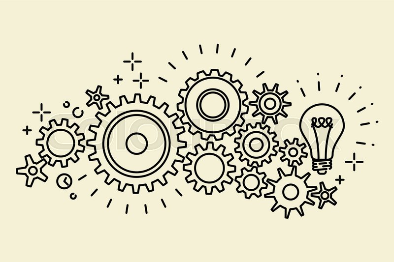 Cogs And Gears Drawings