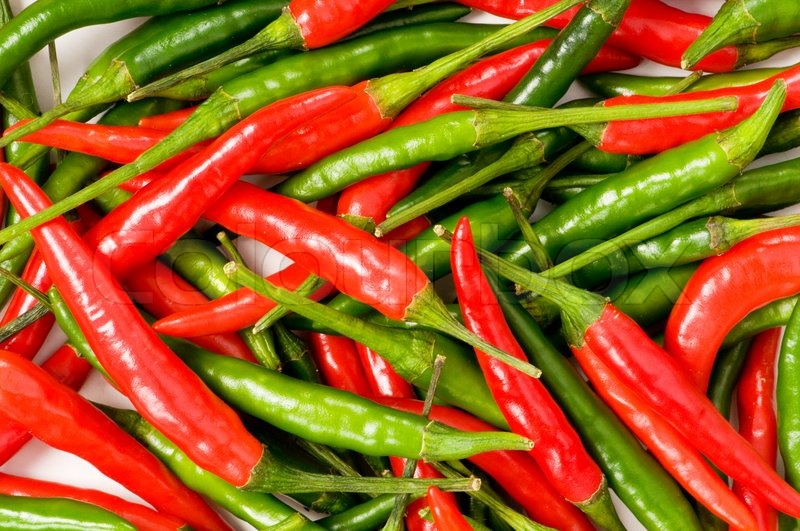 Red And Green Chilli
