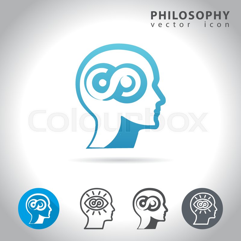 Philosophy icon set, collection of ... | Stock vector | Colourbox