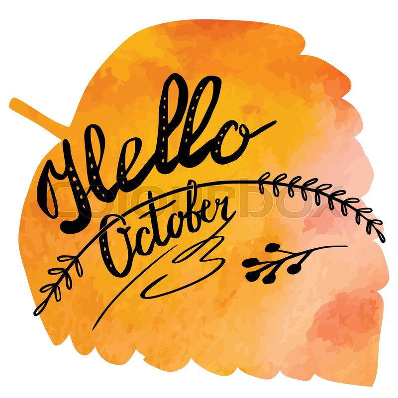 October Calligraphy Sign Stock Photo By 106295428 | atelier-yuwa.ciao.jp