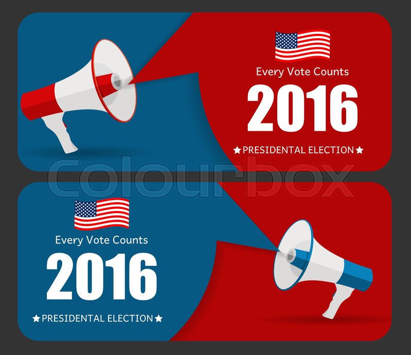 Presidential Election 2016 in USA ... | Stock vector | Colourbox
