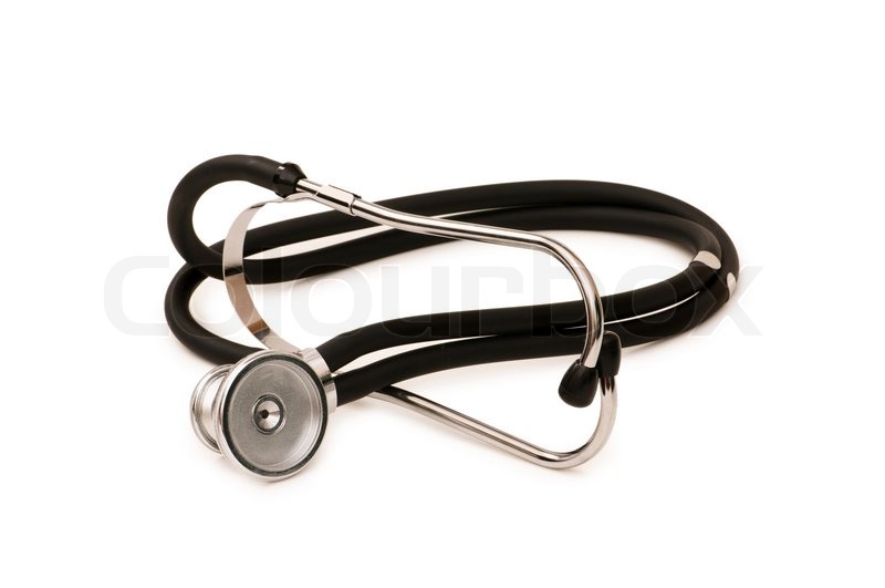 Medical stethoscope isolated on the ... | Stock image | Colourbox