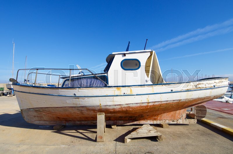 Small Wooden Fishing Boat